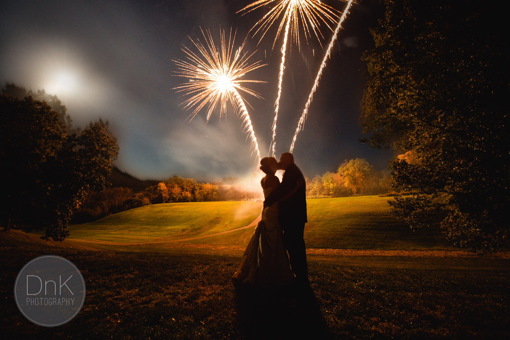 Wedding Fireworks Picture : ) - DnK Photography