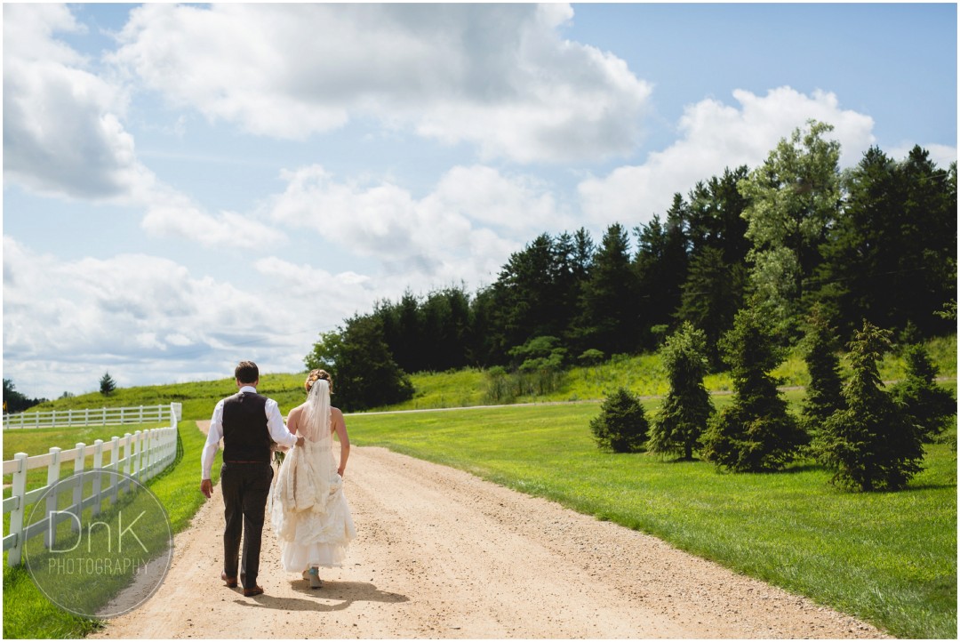 J&B's Wedding at Dellwood Barn - DnK Photography