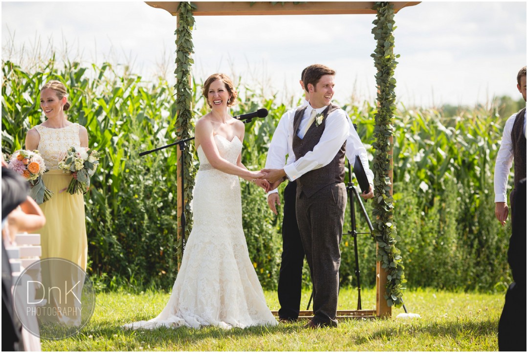 J&B's Wedding at Dellwood Barn - DnK Photography